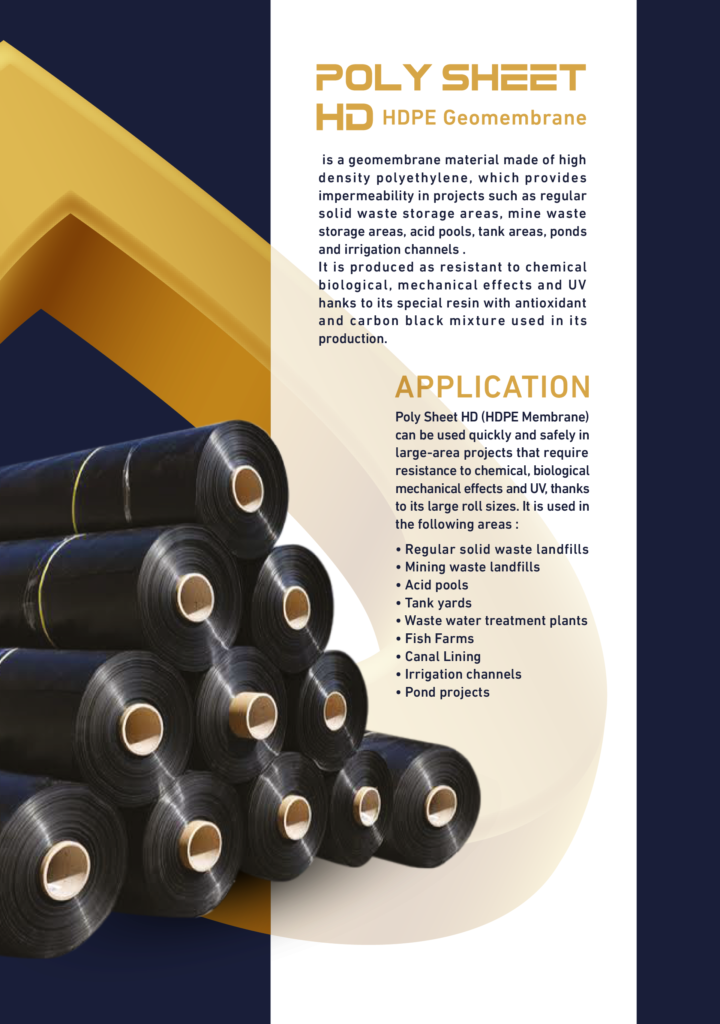 POLY SHEET HD HDPE Geomembrane – Poly Proof